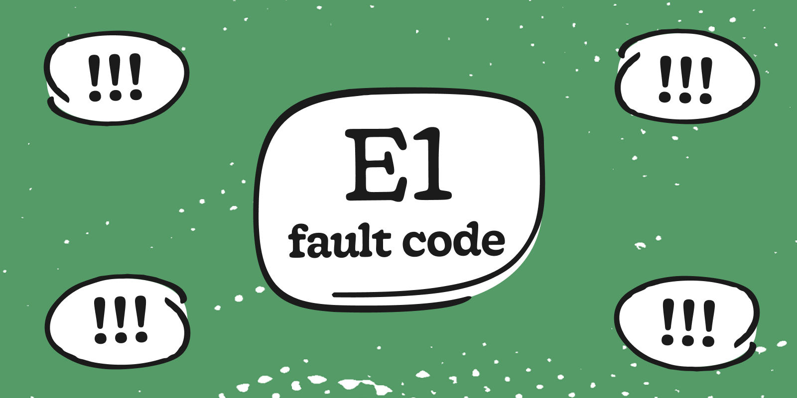 What does E1 mean on a boiler? E1 error code solutions